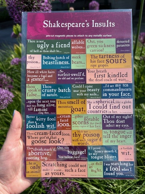 Shakespeare's Insults Magnets – National Theatre Shop