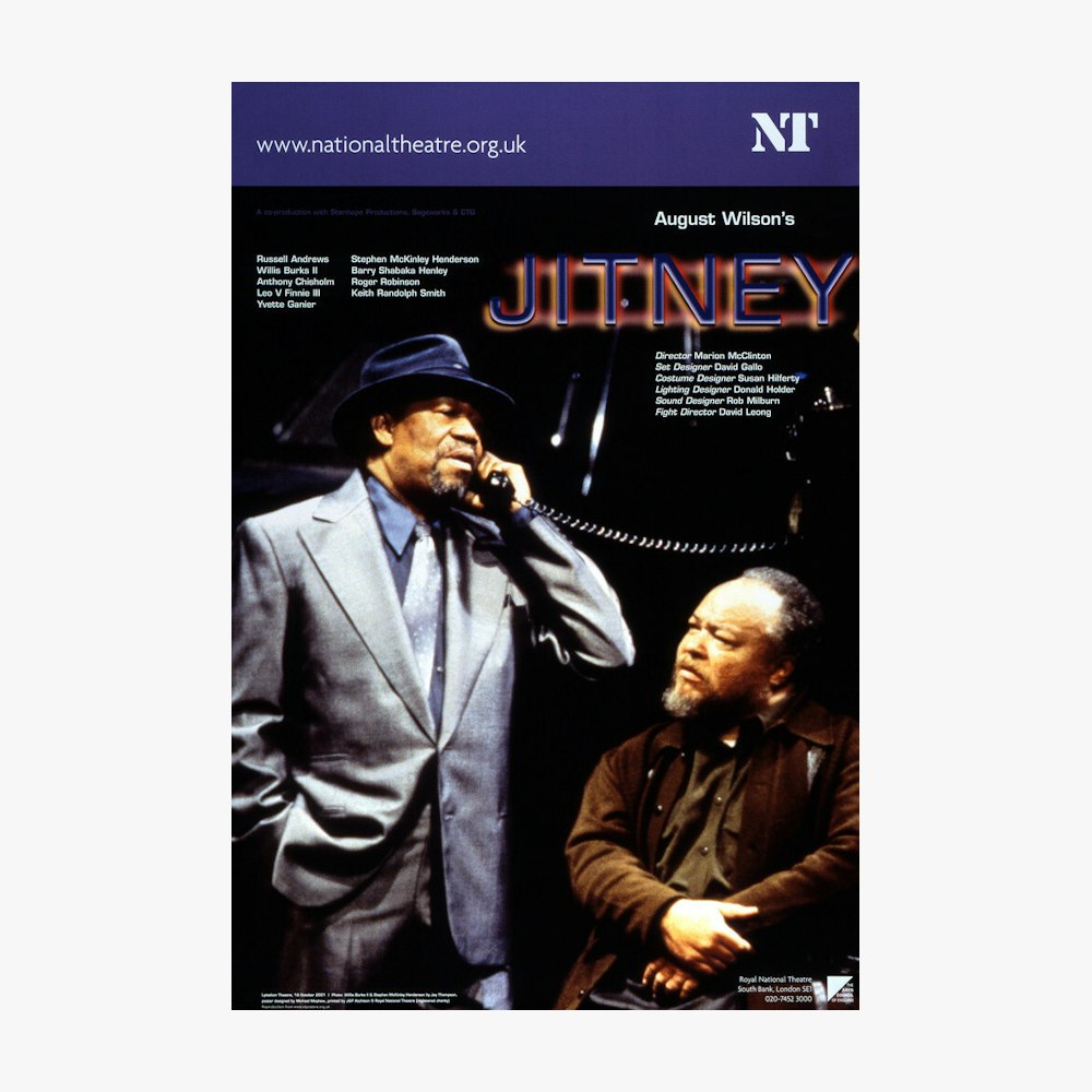 Jitney 2001 印刷品 – National Theatre Shop