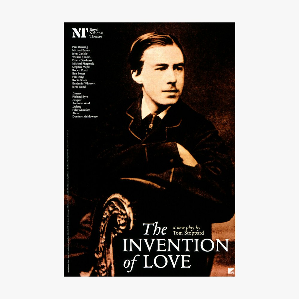 The Invention of Love 1997 Print – National Theatre Shop